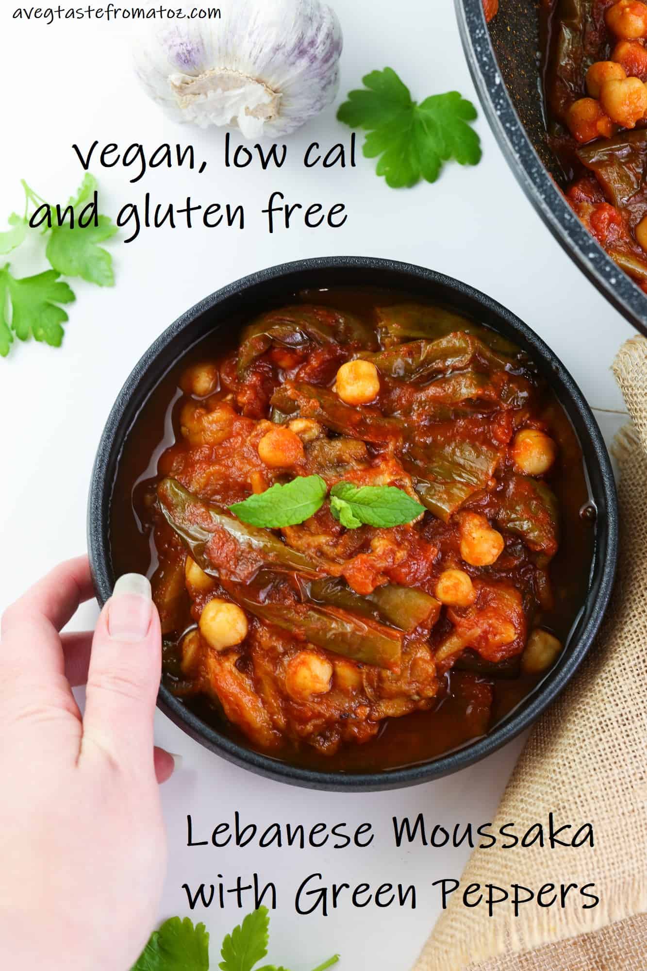 Lebanese Moussaka with Green Peppers • a Veg Taste from A to Z