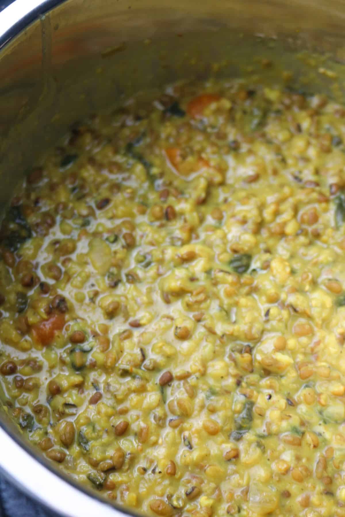 Green Split Lentil Dahl | My Way • a Veg Taste from A to Z