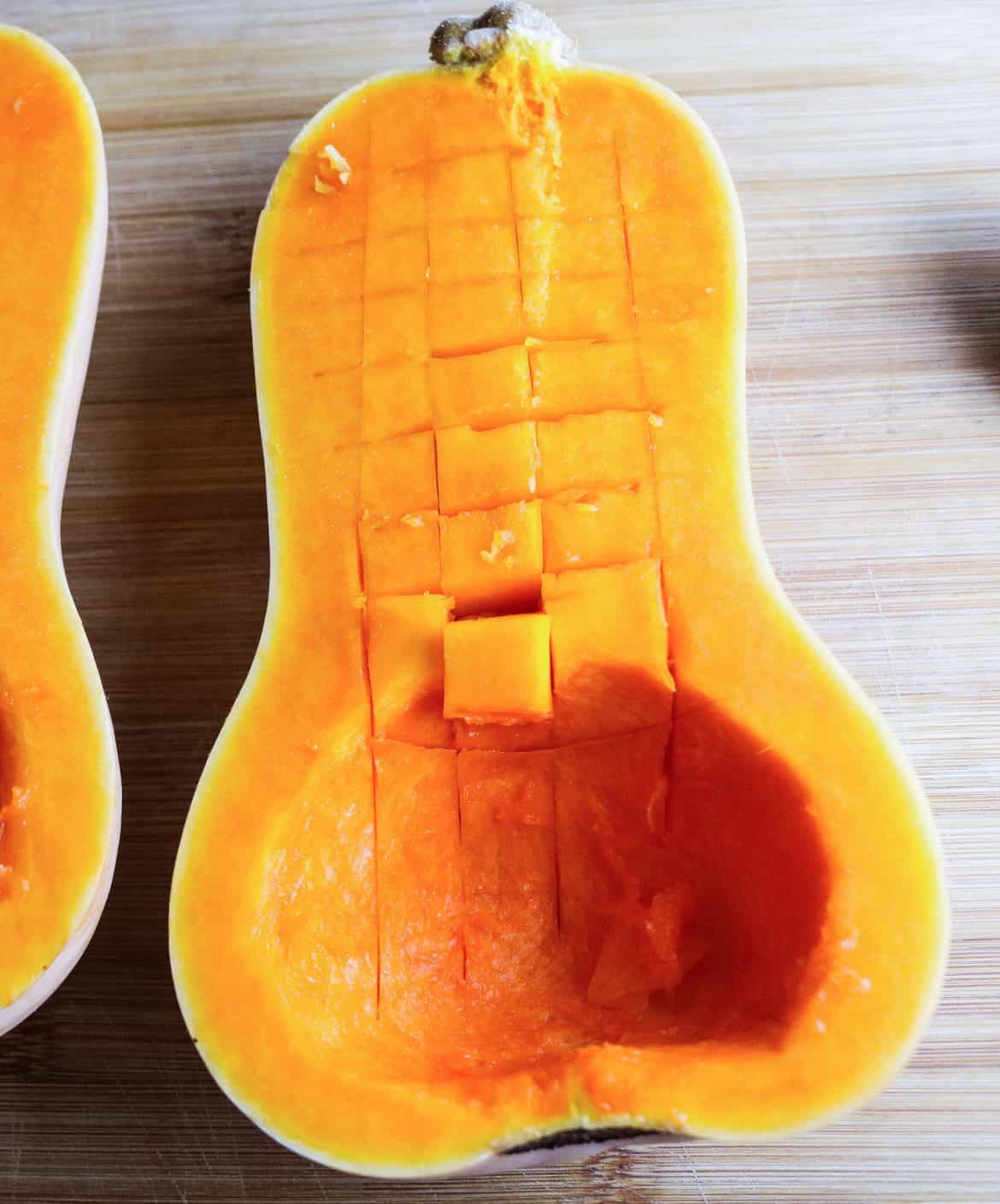 Giant Couscous Stuffed Butternut Squash • a Veg Taste from A to Z