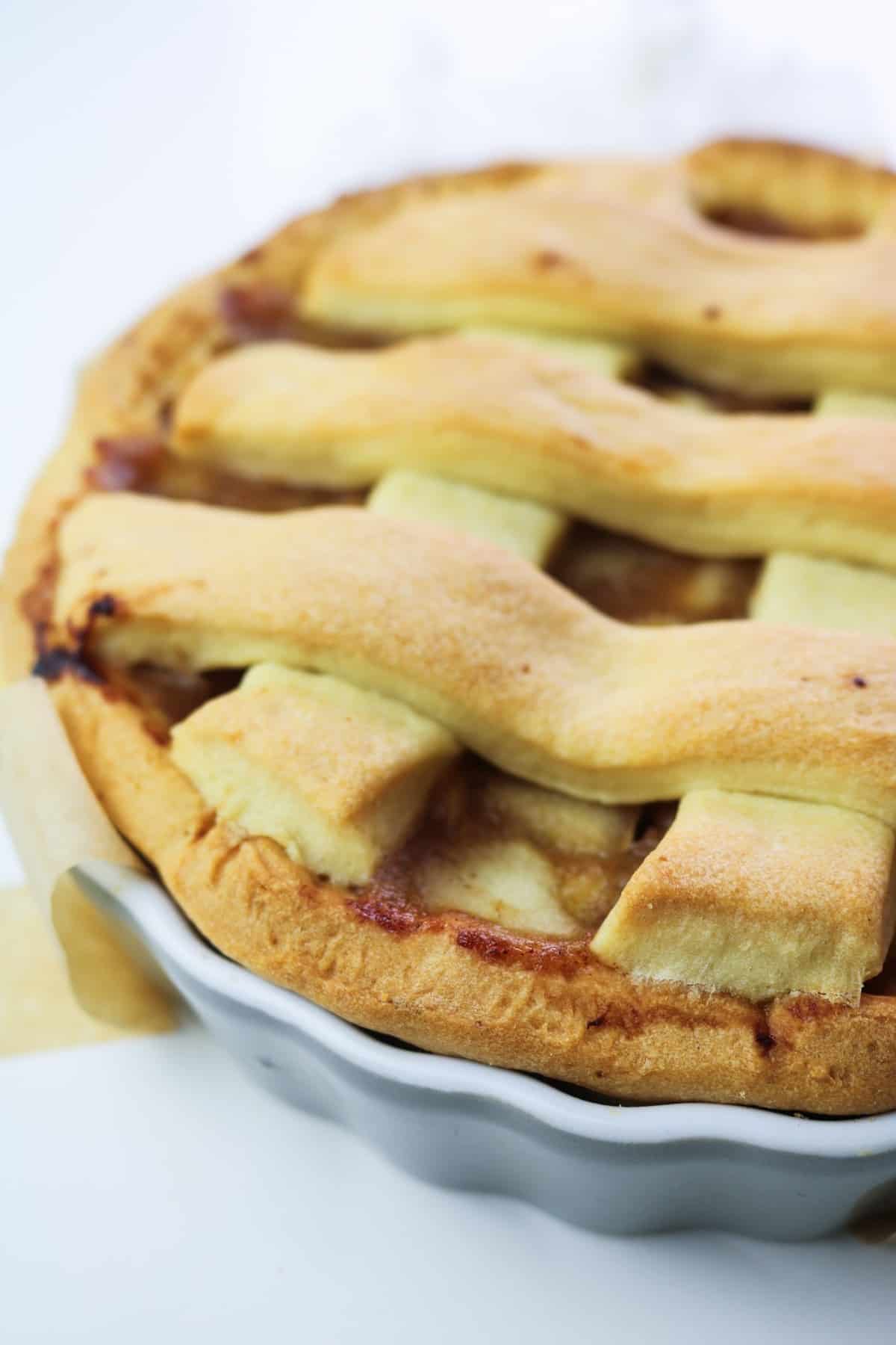 Cinnamon and Apple Crust Pie • a Veg Taste from A to Z