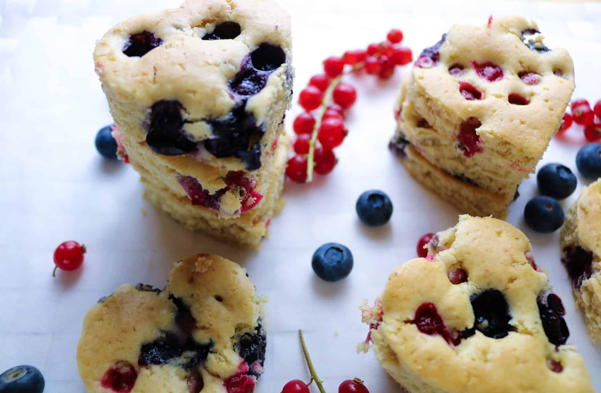 Heart shaped Mini Cakes • a Veg Taste from A to Z