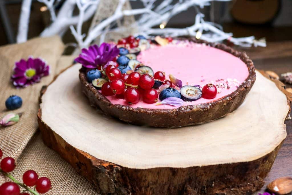 Raw Strawberry Tart • a Veg Taste from A to Z