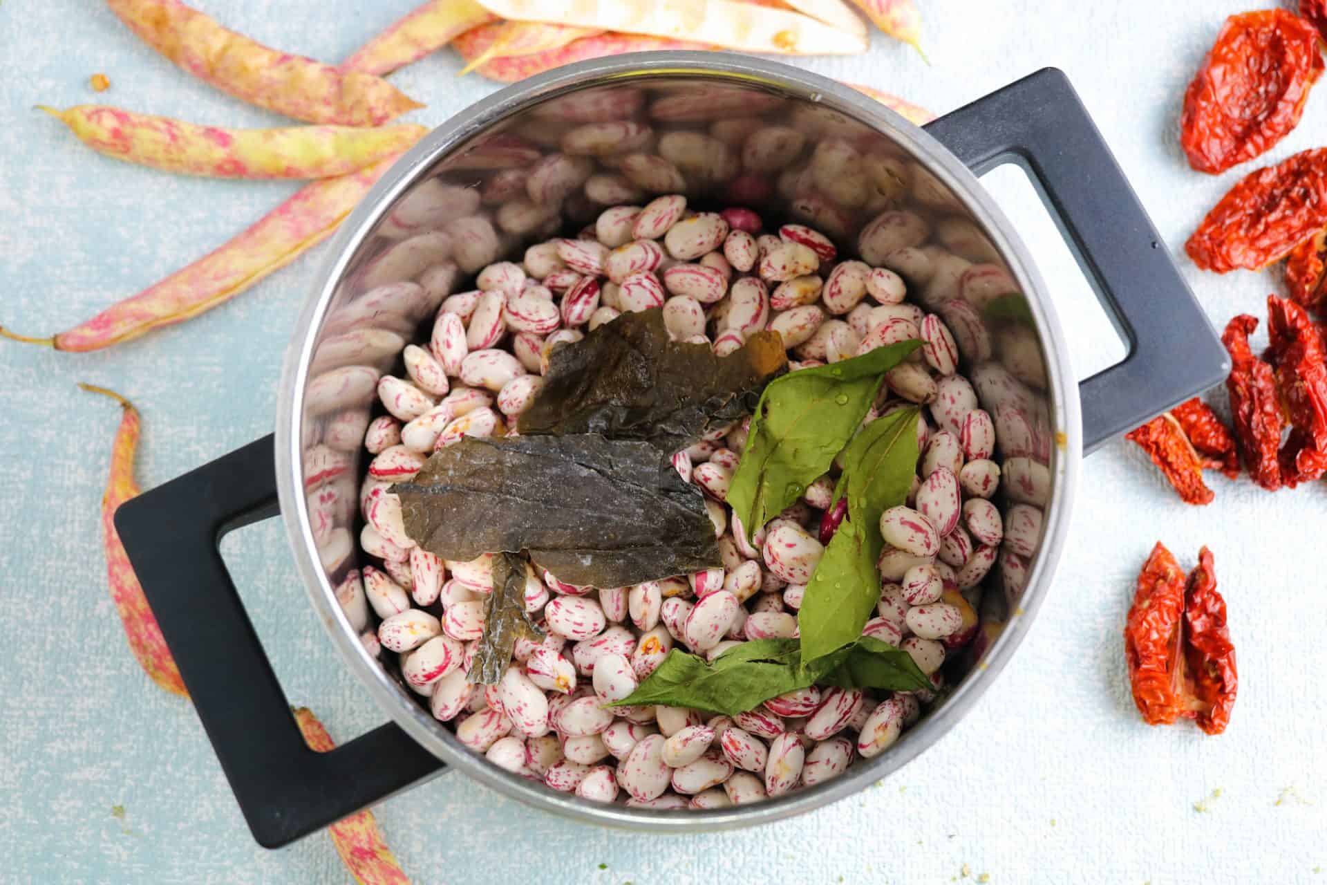 Borlotti Beans and Sundried Tomato Salad • a Veg Taste from A to Z