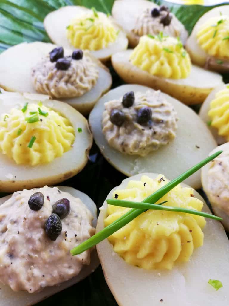 Vegan Deviled Potatoes Two Ways | Perfect Starter for Easter!