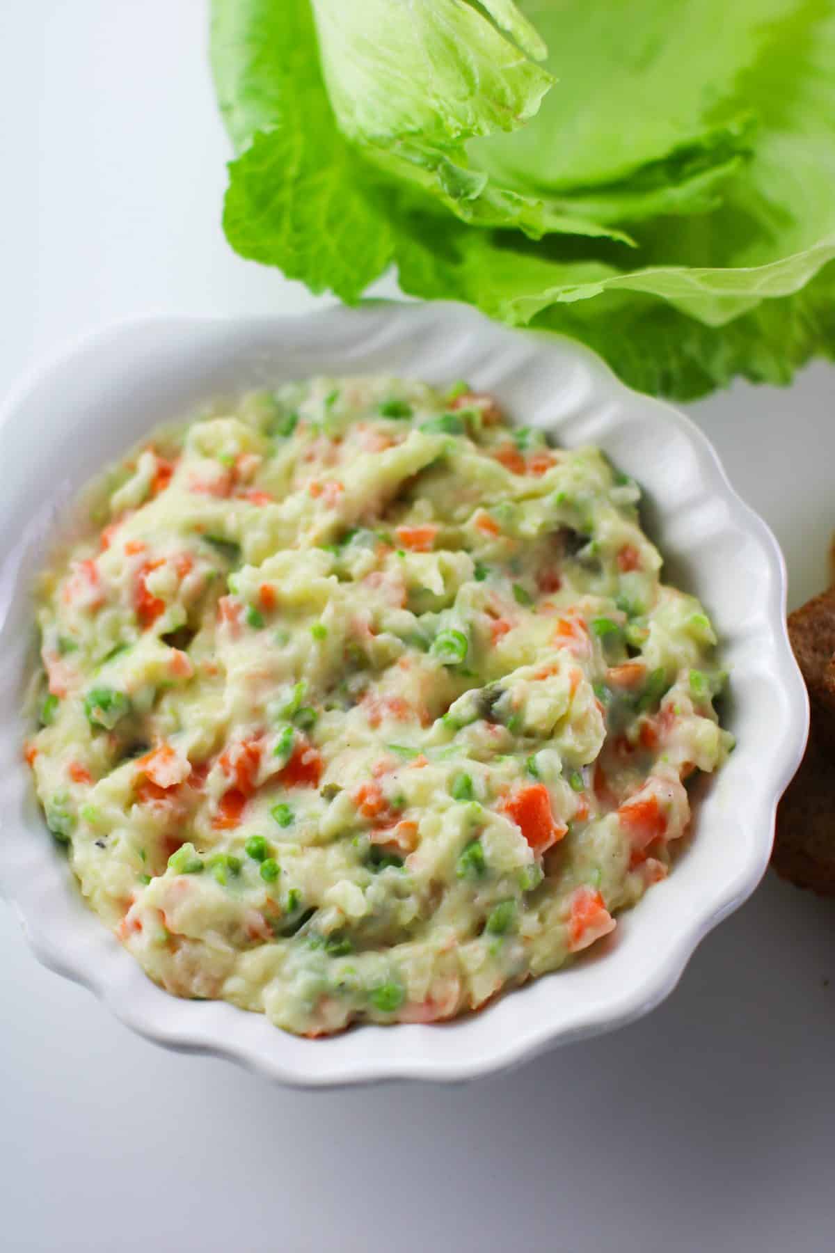 Vegan Russian Salad | Only 5 Ingredients! • a Veg Taste from A to Z