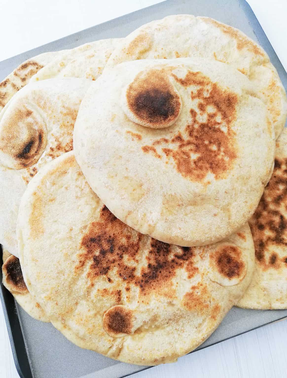 Easy Homemade Pitta Bread • a Veg Taste from A to Z