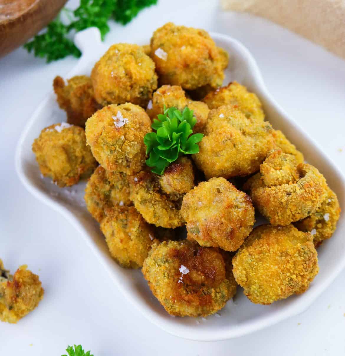 Funghi All'Aglio Croccanti