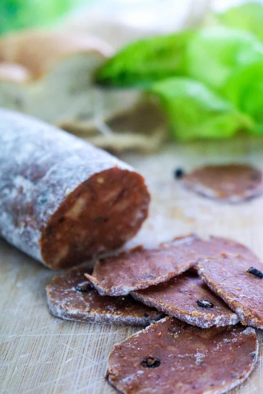 The Best Ever Vegan Pepperoni | Gluten Free • a Veg Taste from A to Z