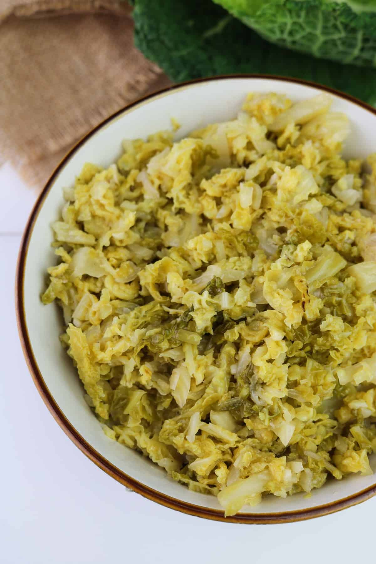 Easy Sauteed Savoy Cabbage • a Veg Taste from A to Z