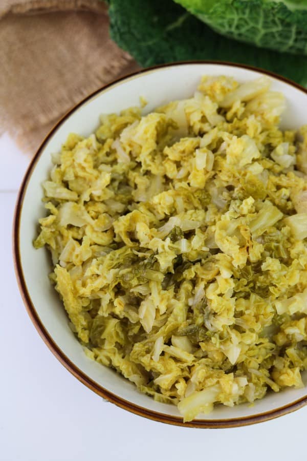 Easy Sauteed Savoy Cabbage • a Veg Taste from A to Z