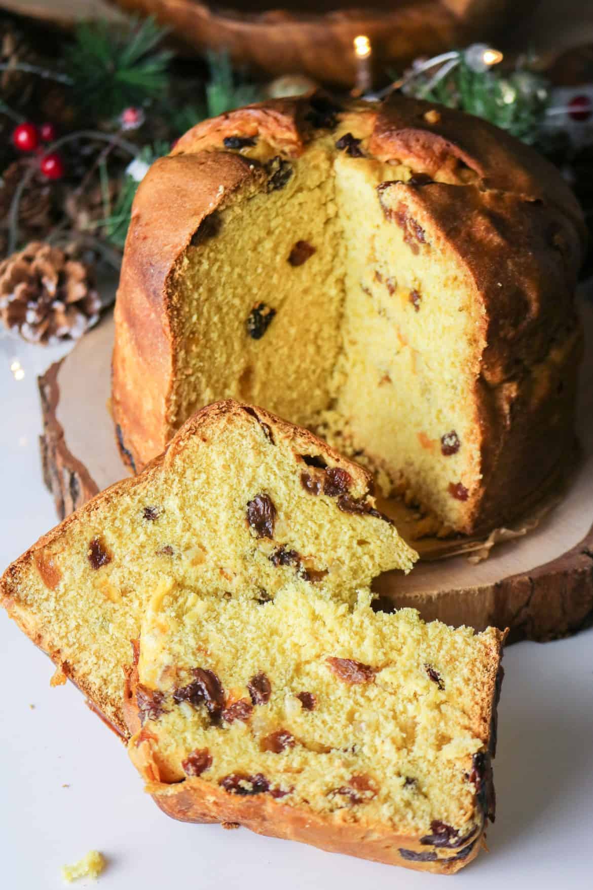 Homemade Vegan Panettone