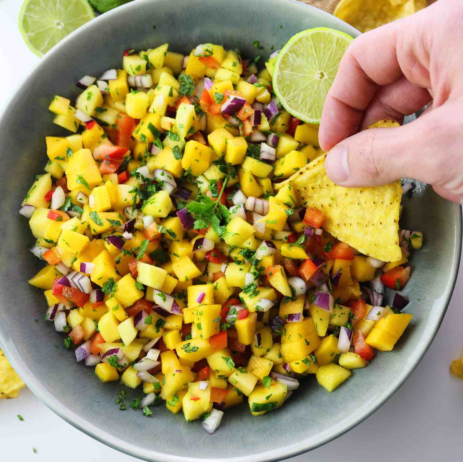 Refreshing Mango Salsa • a Veg Taste from A to Z