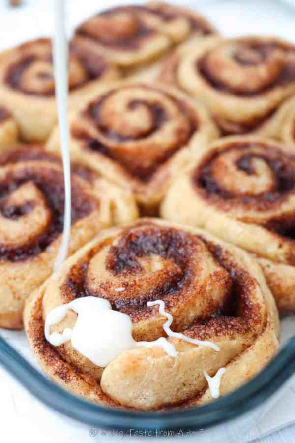 The Best Vegan Cinnamon Scrolls • a Veg Taste from A to Z