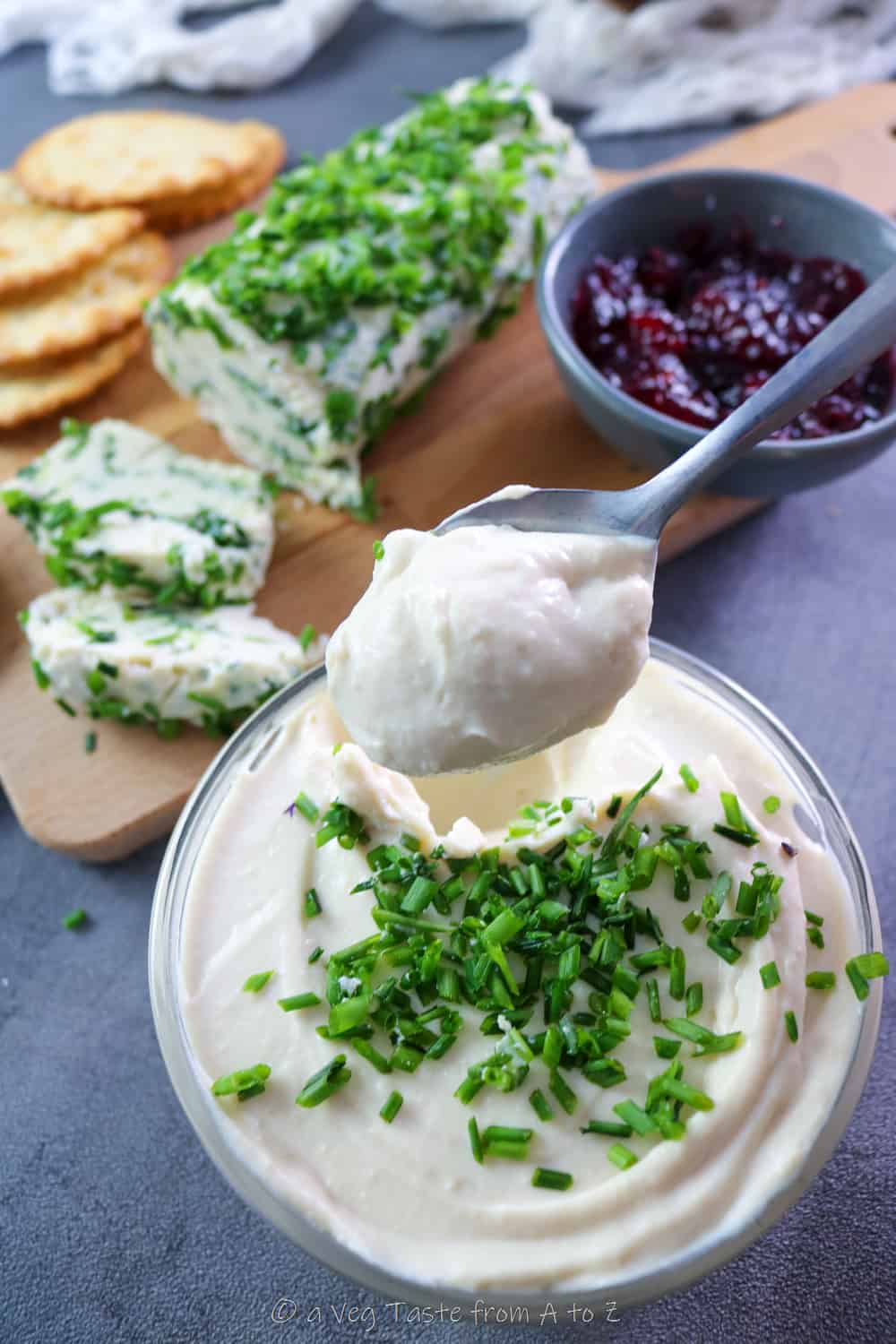 Garlic and Chives Vegan Roulade