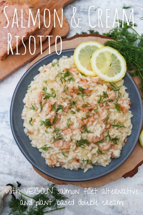 Vegan Salmon & Cream Risotto • a Veg Taste from A to Z