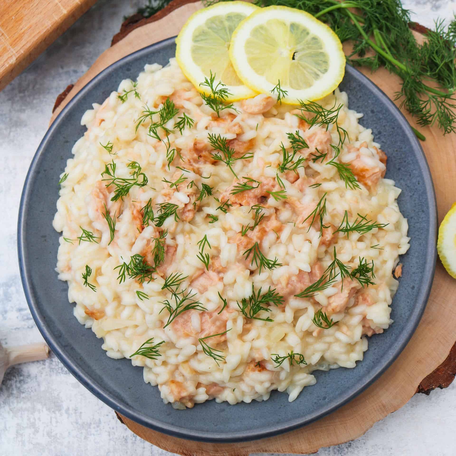 Vegan Salmon & Cream Risotto • a Veg Taste from A to Z