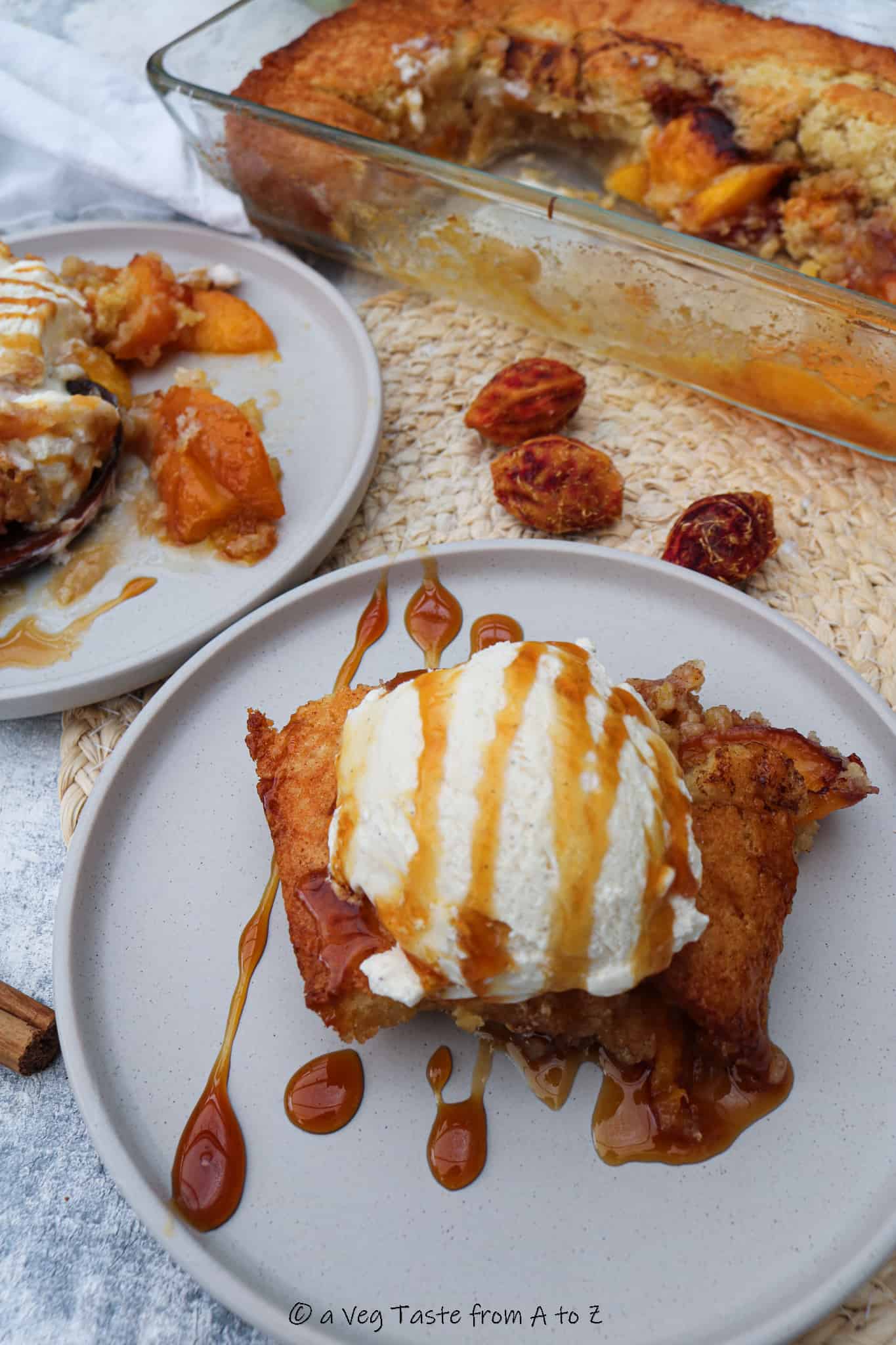 Easy Nectarine Cobbler