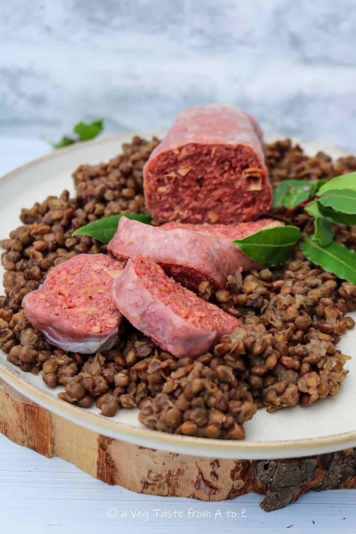 Vegan Cotechino • a Veg Taste from A to Z