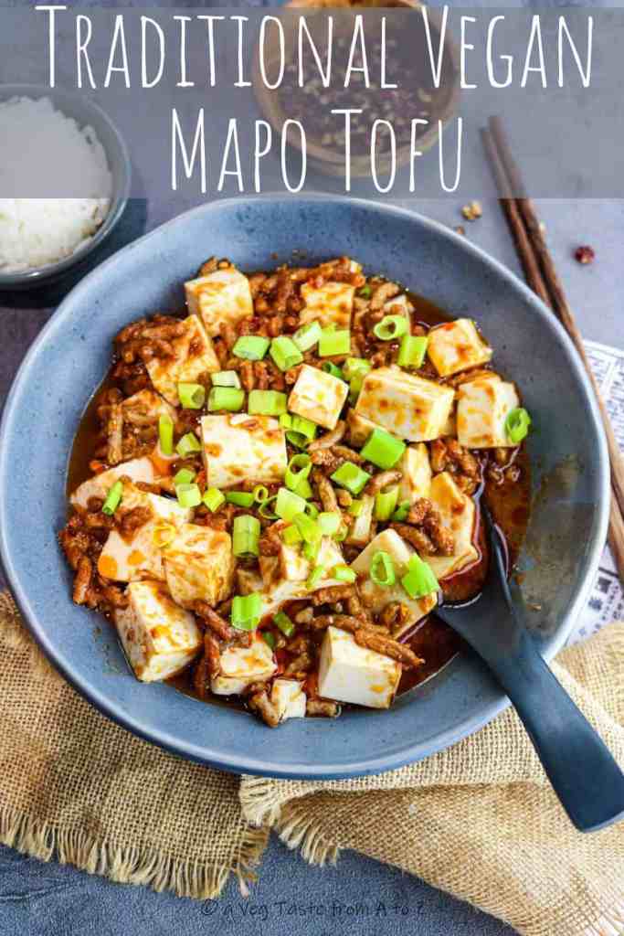 Irresistible Vegan Mapo Tofu • a Veg Taste from A to Z