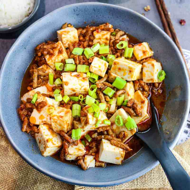 Irresistible Vegan Mapo Tofu • a Veg Taste from A to Z
