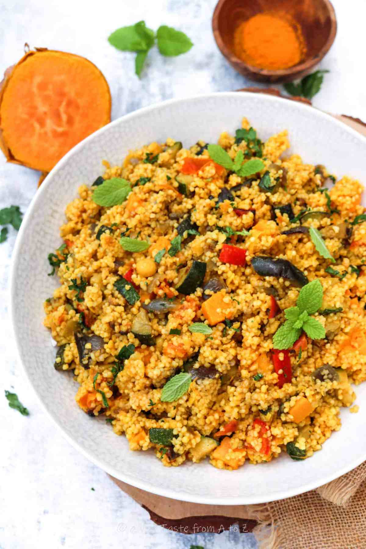 Summer Couscous • a Veg Taste from A to Z