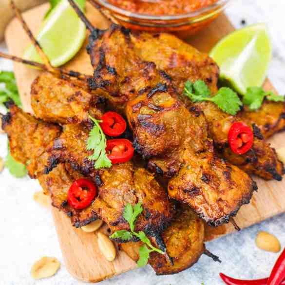 Vegan Chicken Satay • a Veg Taste from A to Z