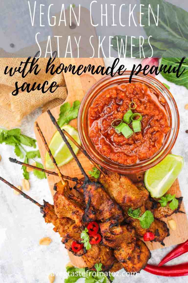 Vegan Chicken Satay • a Veg Taste from A to Z