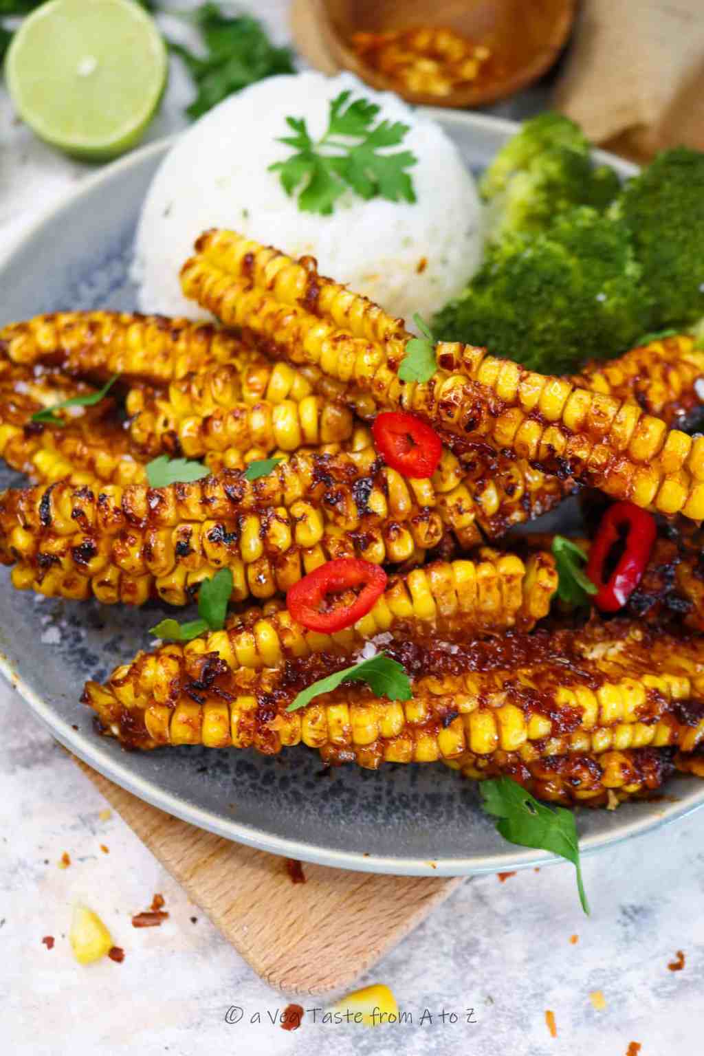 Jerk BBQ Corn Ribs • a Veg Taste from A to Z