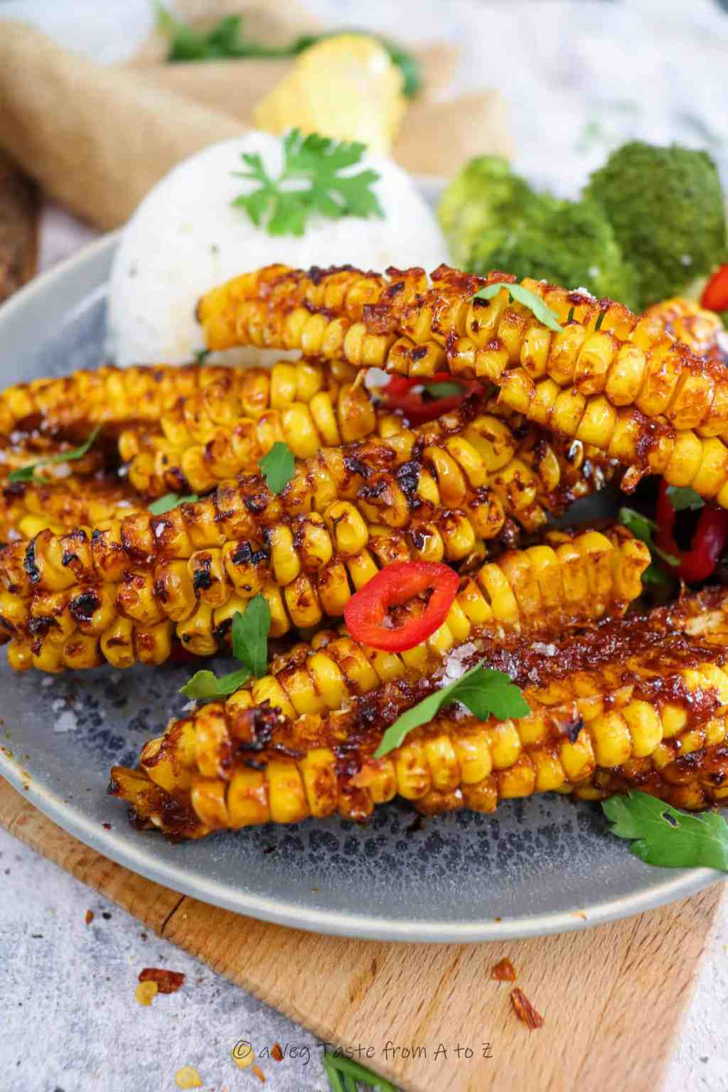 Jerk BBQ Corn Ribs • a Veg Taste from A to Z