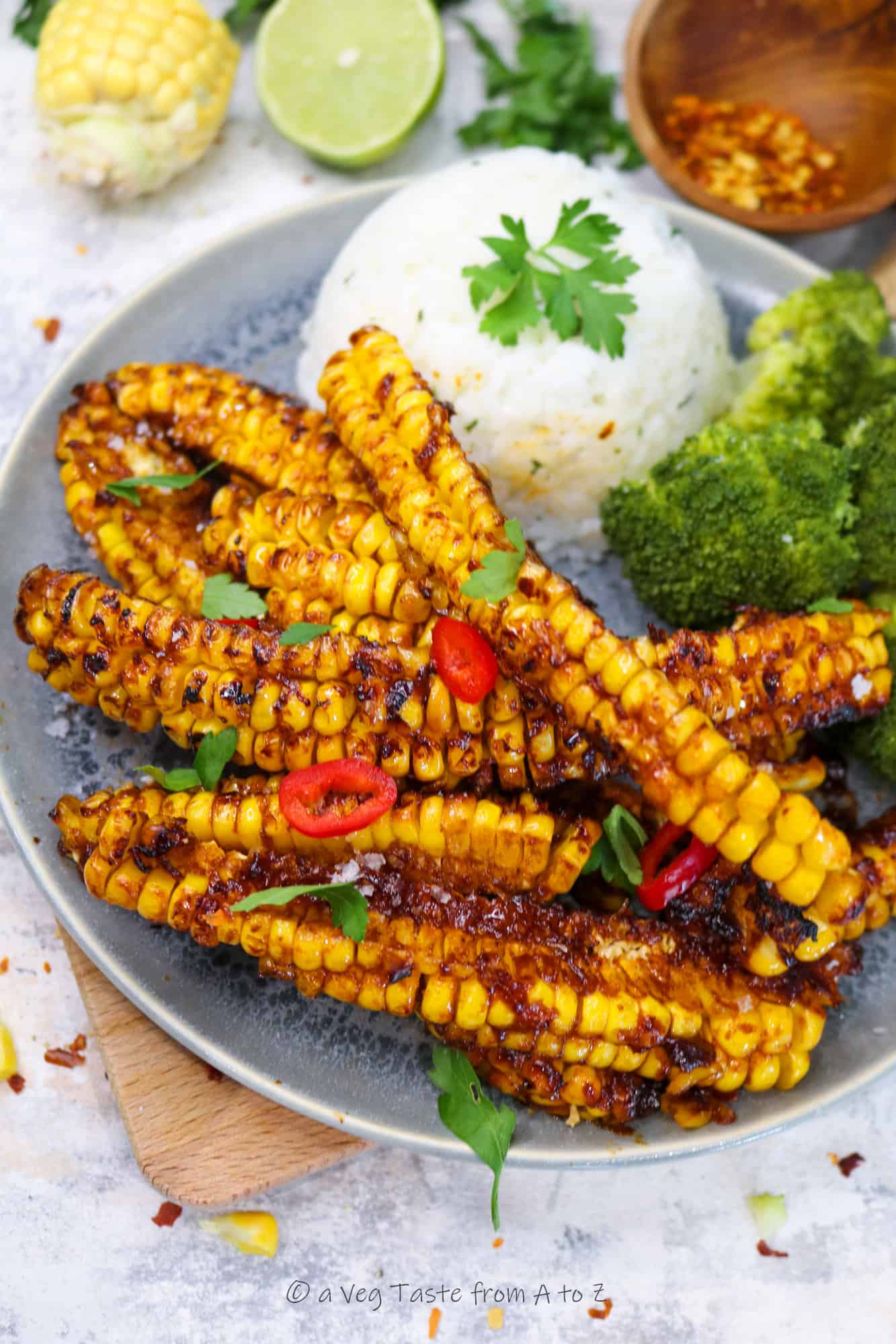 Jerk BBQ Corn Ribs • a Veg Taste from A to Z