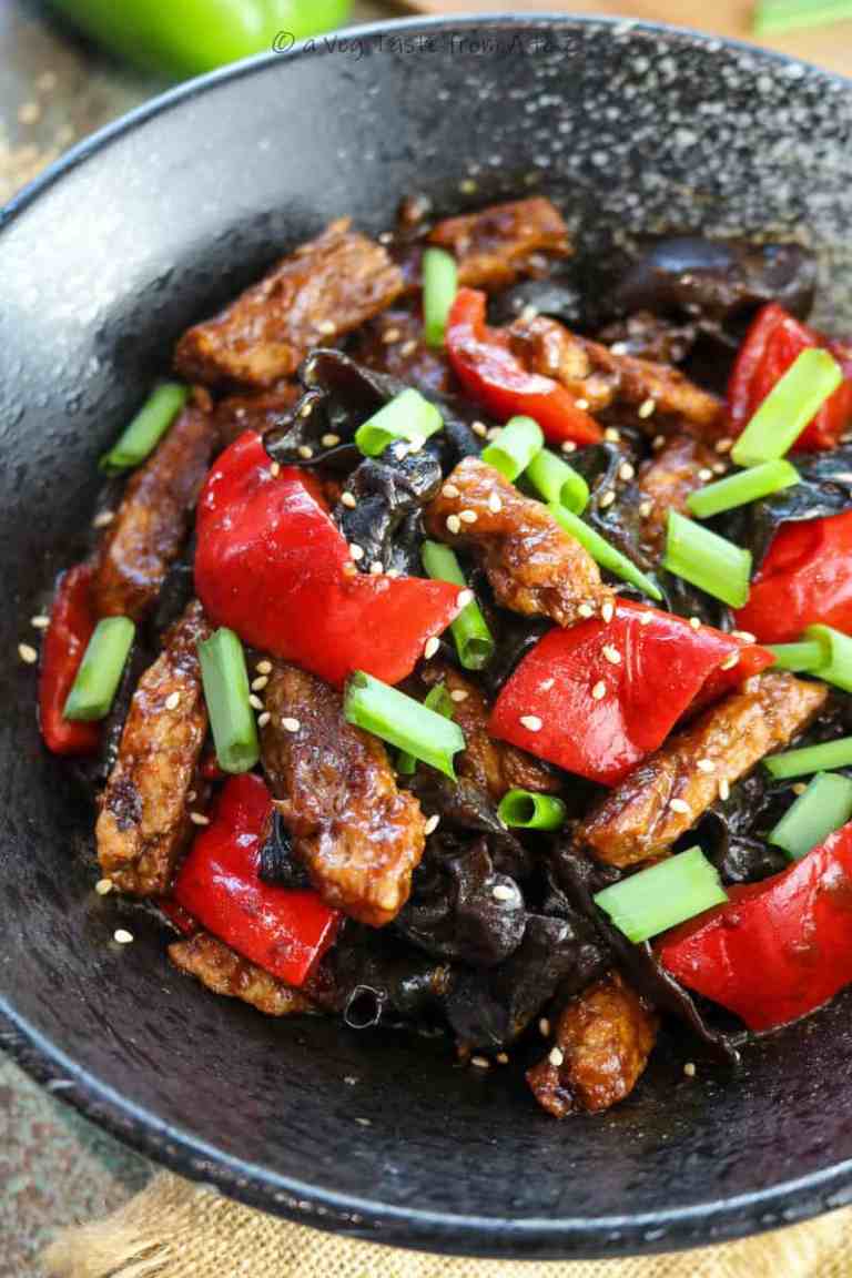 Chinese Hot and Spicy Vegan Beef • a Veg Taste from A to Z