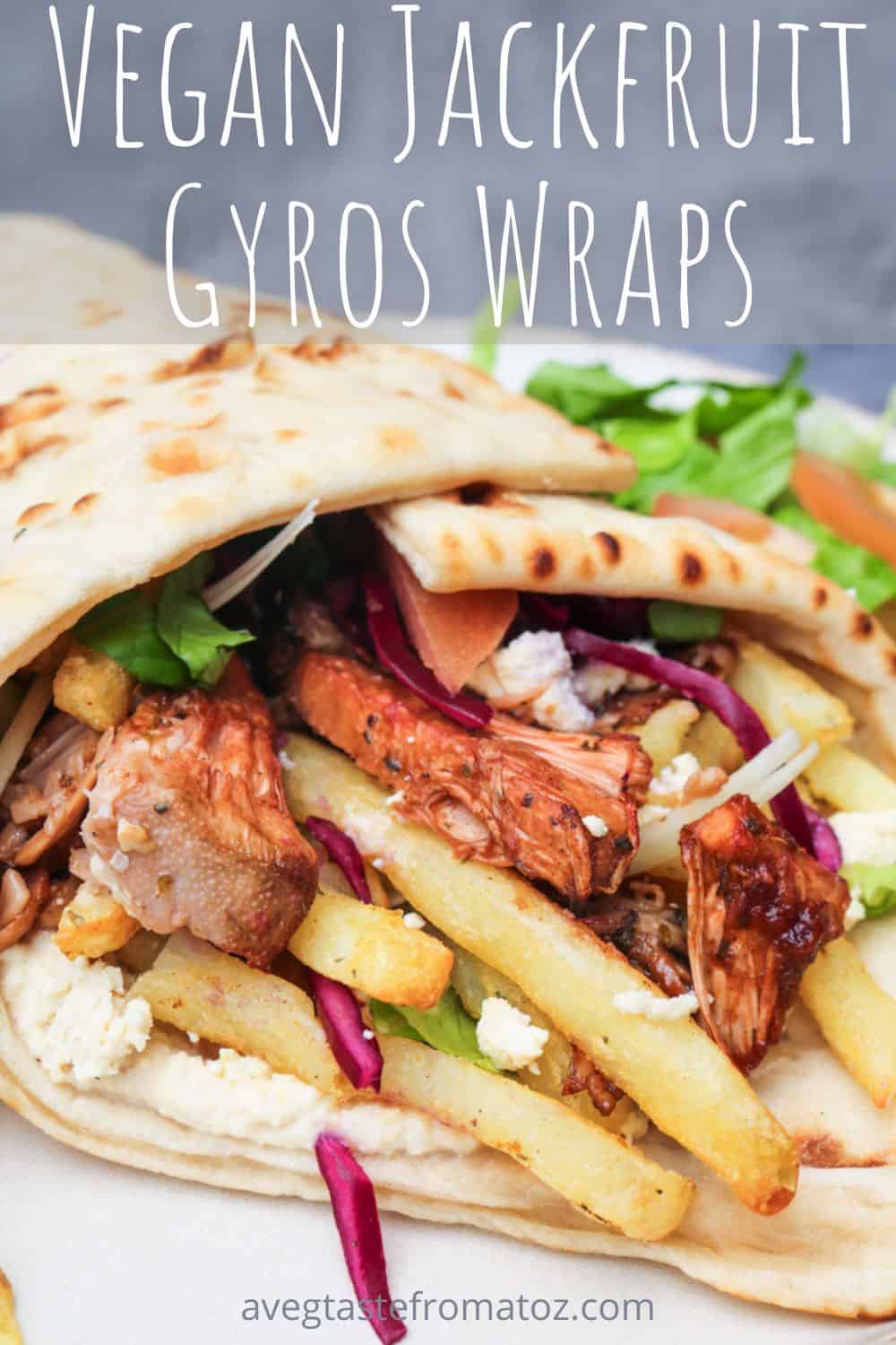 Vegan Jackfruit Gyros • a Veg Taste from A to Z