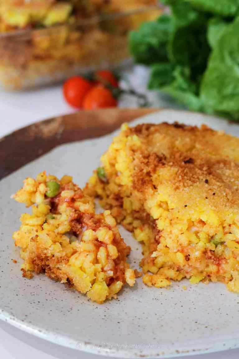 Vegan Arancini Bake • a Veg Taste from A to Z