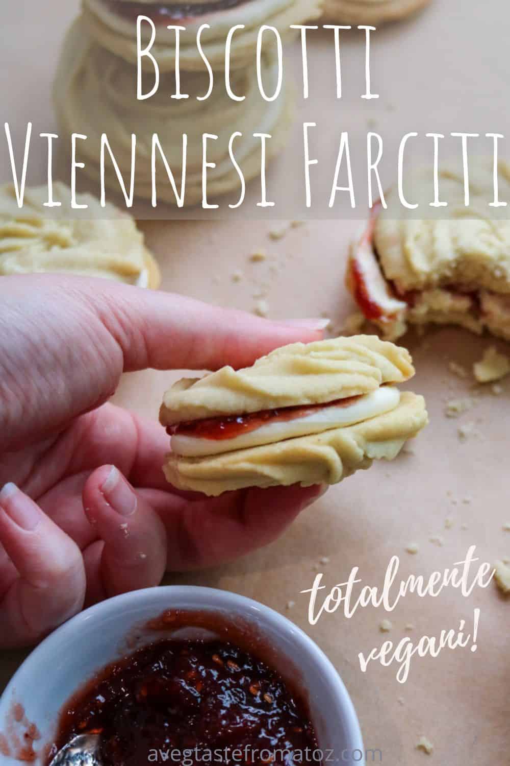 Biscotti Viennesi Vegani Farciti (Viennese Whirls) • a Veg Taste from A ...