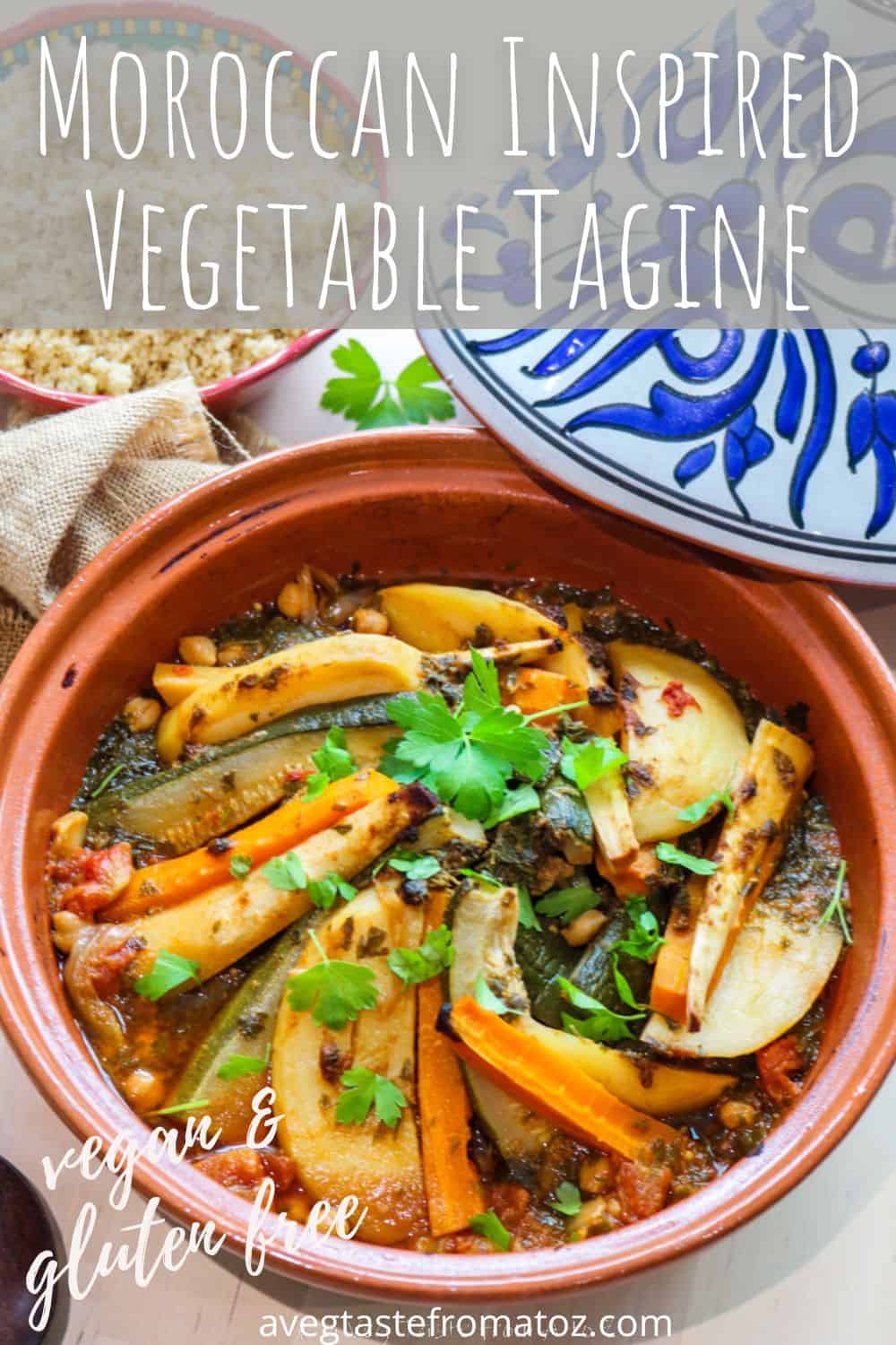 Moroccan Inspired Vegetable Tagine • a Veg Taste from A to Z